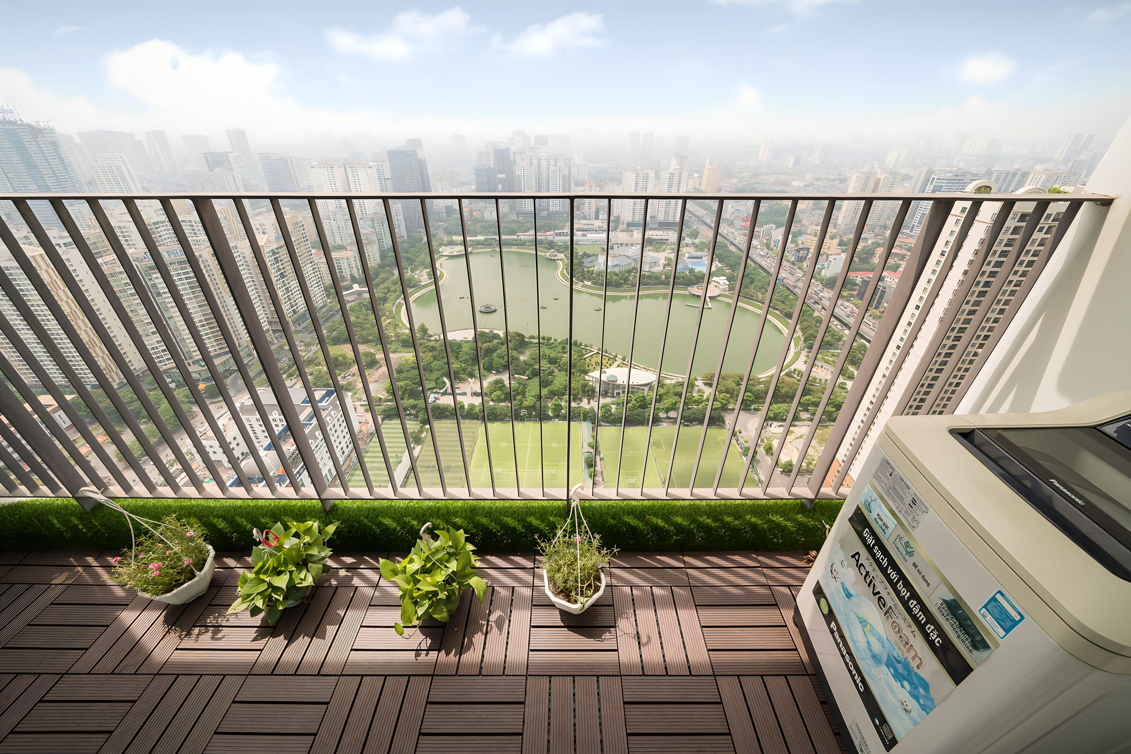 Suite-Estúdio Standard, 1 cama king-size, varanda, Vista para a cidade | Terraço/pátio interior