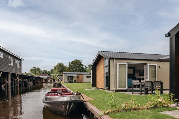 Nice Chalet With Ac And Sloop - Giethoorn