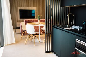 Apartamento | 1 quarto, escrivaninha, acesso à internet de alta velocidade