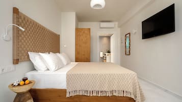 Suite Superior, vista para a montanha | Roupa de alta qualidade, camas de colchão viscoelástico