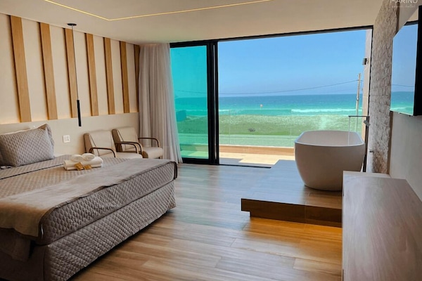 Quarto Twin Presidencial | Vista para a praia ou o mar