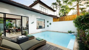 Quarto Duplo Executivo, 1 cama queen-size | Piscina privativa