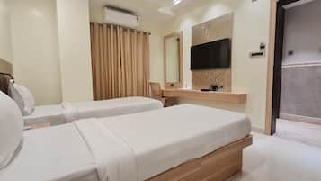 Quarto executivo | 1 quarto, roupas de cama de algodão egípcio, roupas de cama premium