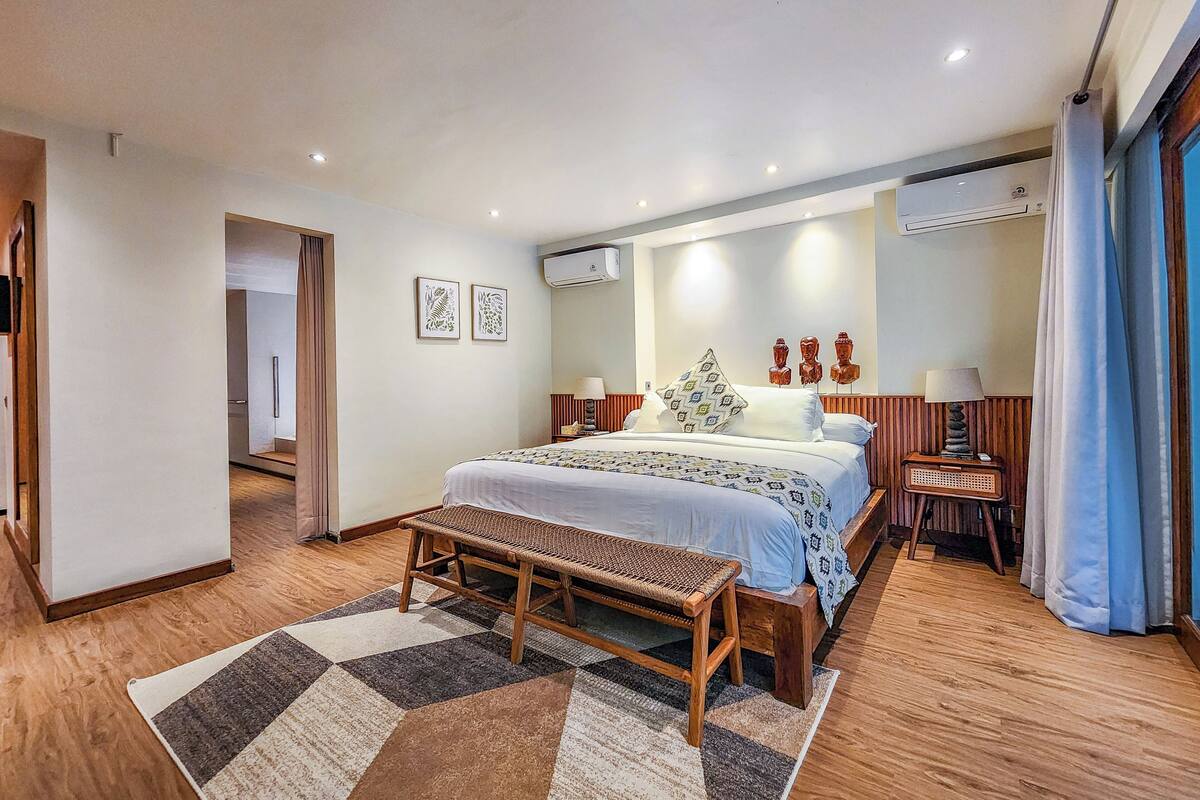3 quartos, camas desdobráveis, Wi-fi grátis, roupa de cama fornecida