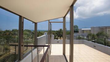 Terraço no piso superior