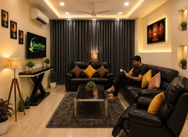 Lime Tree 3bhk Serviced Apartments Dlf 5 - Gurgaon