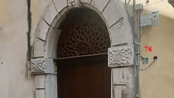 Entrada do alojamento