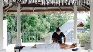 Massagens de pedras quentes, massagens musculares profundas