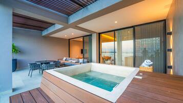 Suíte luxo | Terraço/pátio