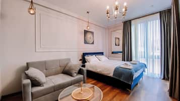 Quarto superluxo, vista para a cidade | Quartos à prova de som, Wi-Fi de cortesia