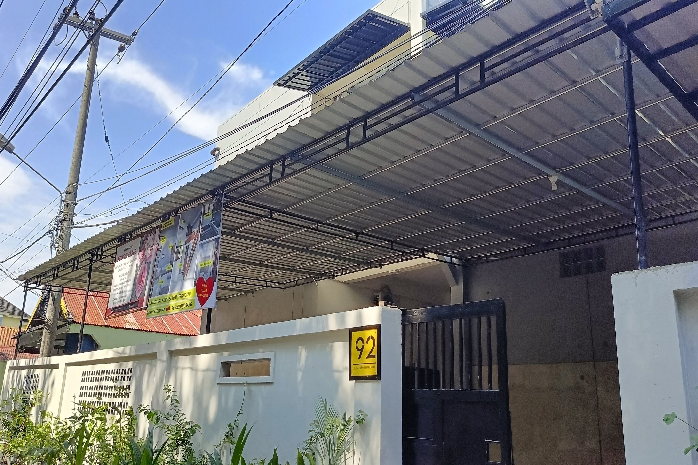 Fachada do alojamento