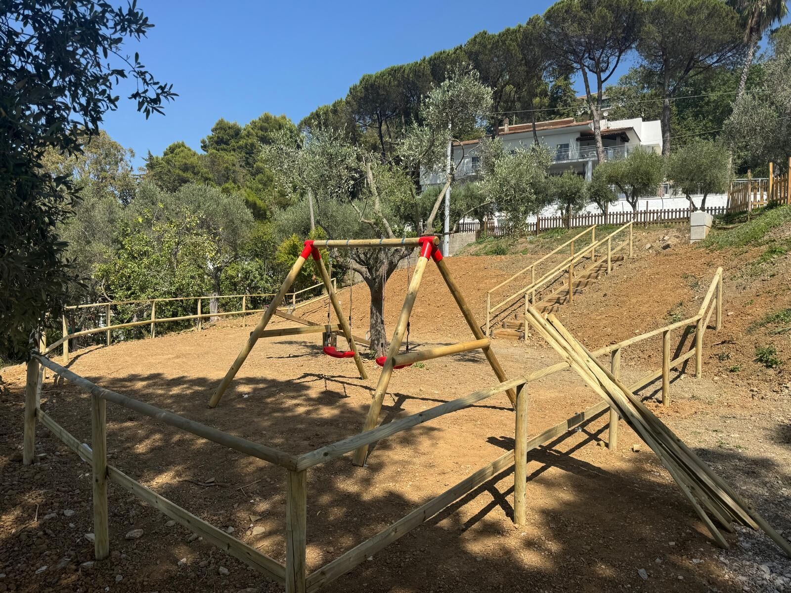 Área de recreio para crianças (ao ar livre)