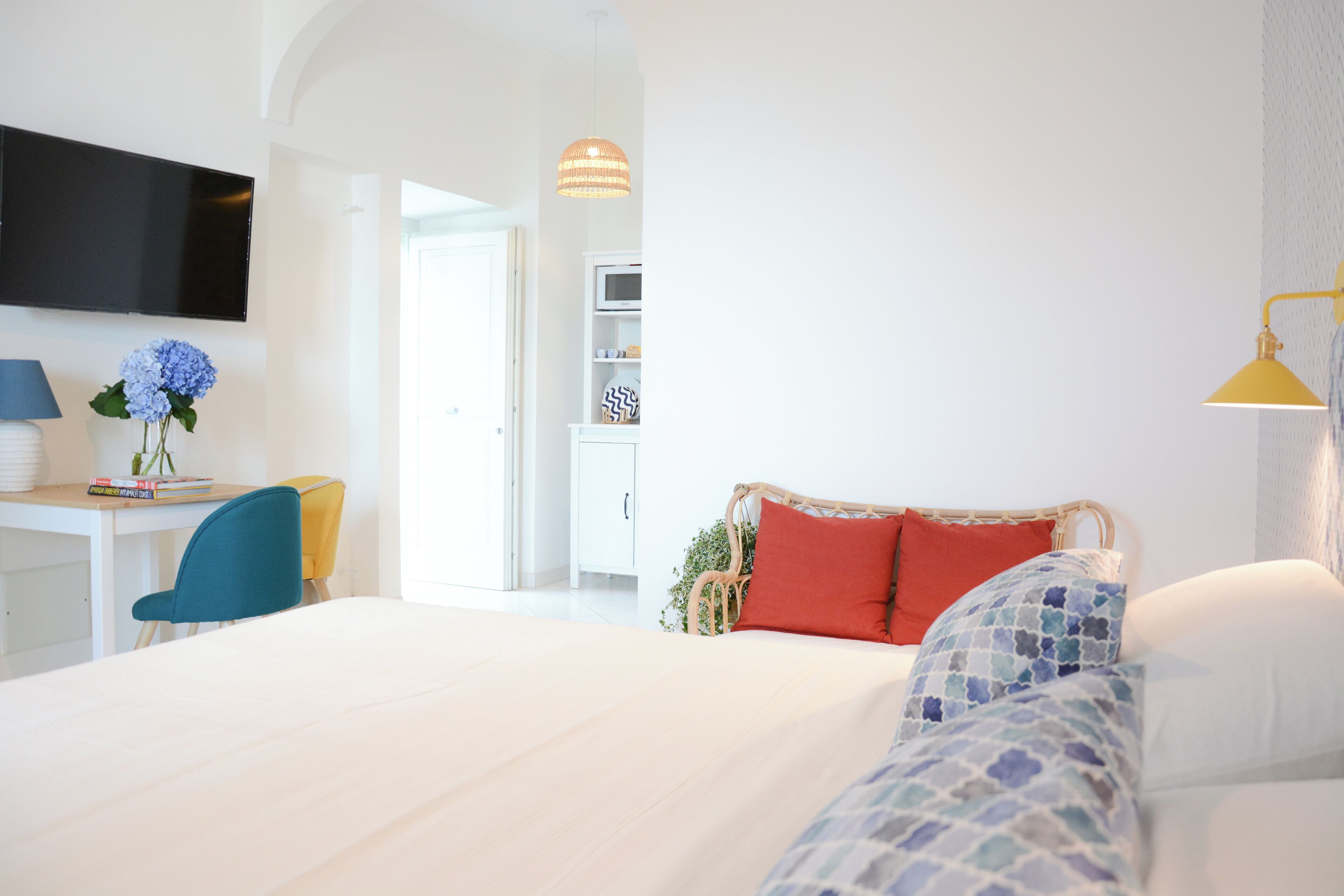 Quarto Panorâmico, vista para o mar | Minibar com produtos grátis, cofre no quarto 