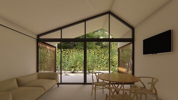 Villa Clássica, pátio | Sala de estar | TV de ecrã plano 
