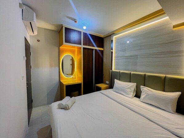 Apartamento Deluxe | 2 quartos, secretária, Wi-fi grátis