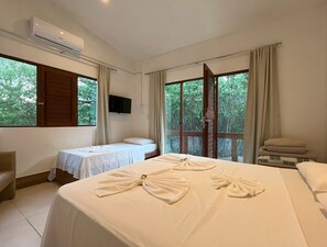 Quarto Tradicional, não fumadores, vista para o jardim | Roupa de alta qualidade, Wi-fi grátis, roupa de cama fornecida 