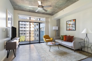 Apartamento, 1 quarto | Sala de estar