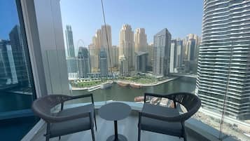 Apartamento Elite, vista para a marina | Terraço/pátio interior