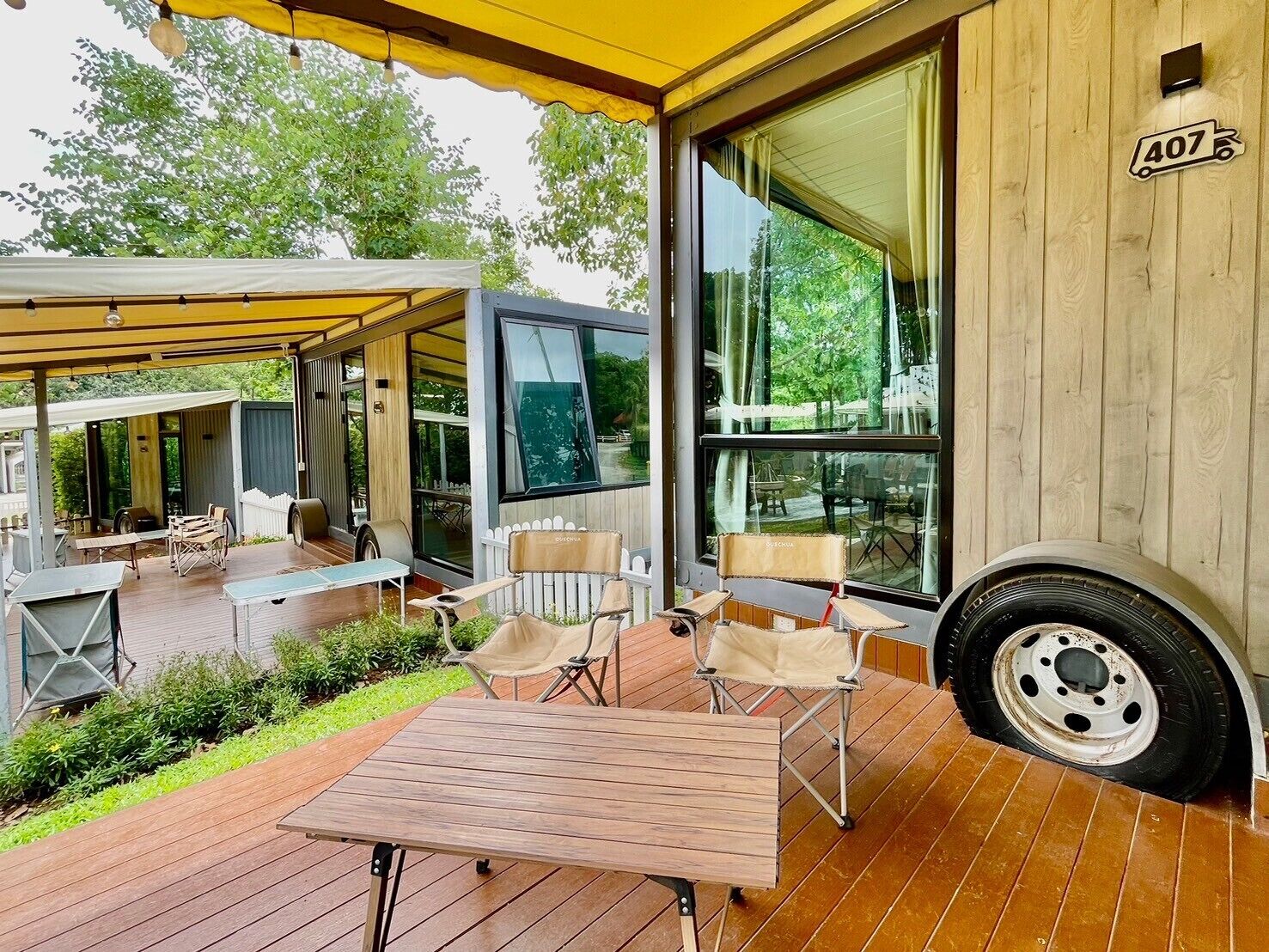 Quarto Twin Superior, vista para o jardim | Terraço/pátio interior