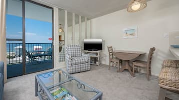 Apartamento em Condomínio Fechado, 1 quarto | Vista do alojamento