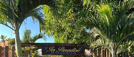 Entrada do alojamento