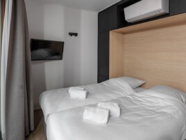 Casa | 2 quartos, individualmente mobiliados, roupa de cama