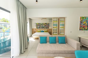 Apartamento, vista para o jardim | Sala de estar