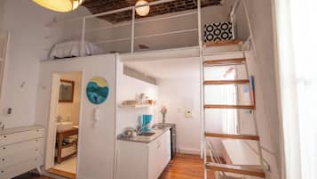 Quarto Duplo | Secretária adequada para computadores portáteis, ferro/tábua de engomar