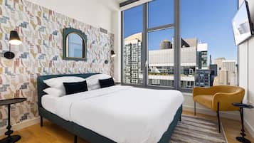 Suite Empresarial, Vista para a cidade | 2 quartos, Wi-fi grátis, roupa de cama fornecida