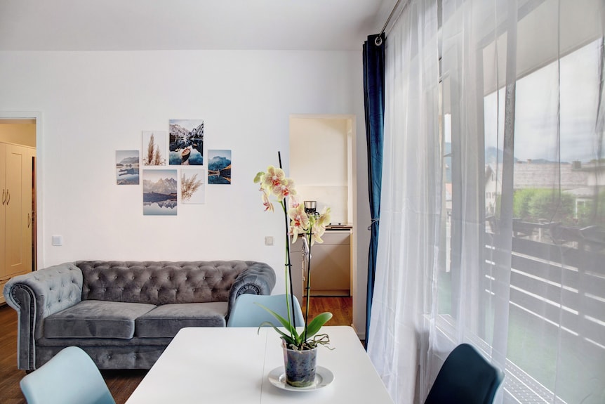 Appartement 'Alpina' Met Uitzicht Op De Bergen, Gedeeld Terras En Wifi - Oberammergau