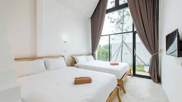 4 quartos, escrivaninha, cortinas blackout, Wi-Fi de cortesia