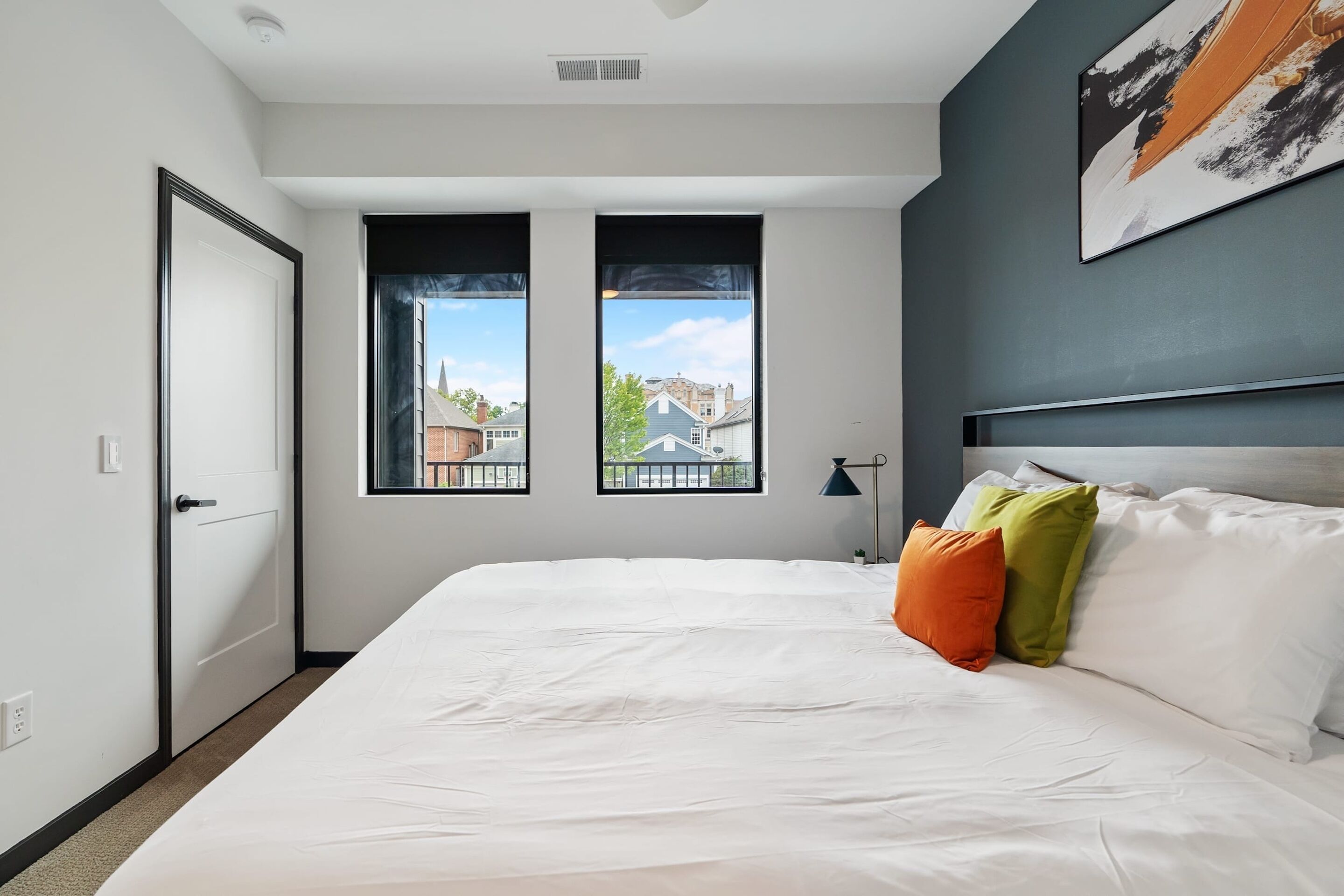 Apartamento Deluxe | 3 quartos, secretária, secretária adequada para computadores portáteis 