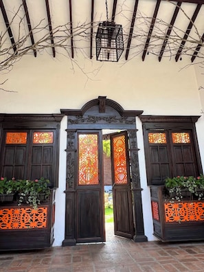 Fachada da propriedade