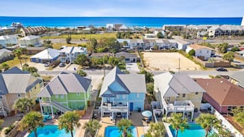 Vista para a praia ou o mar