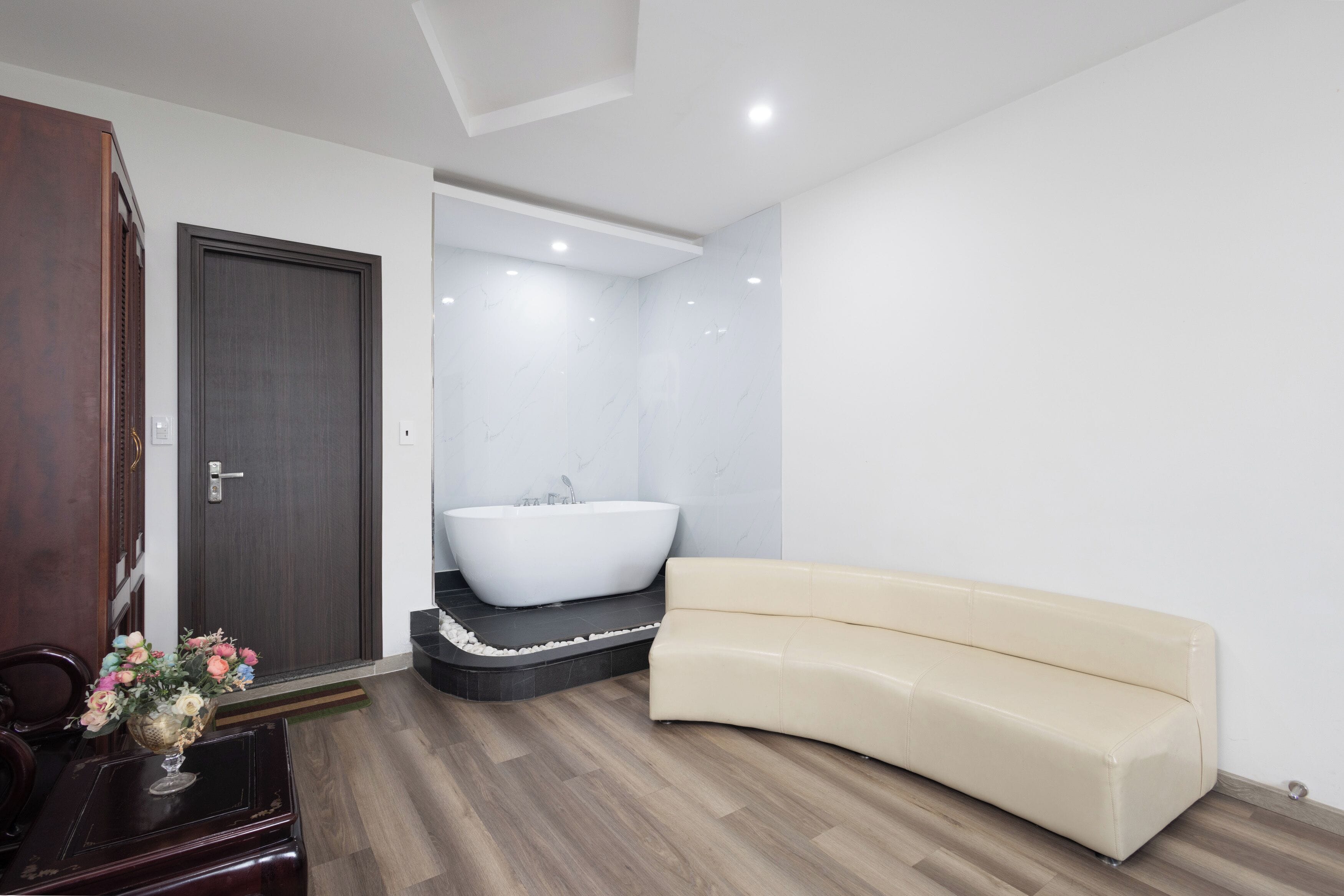 Quarto casal superior | Wi-Fi de cortesia, roupa de cama