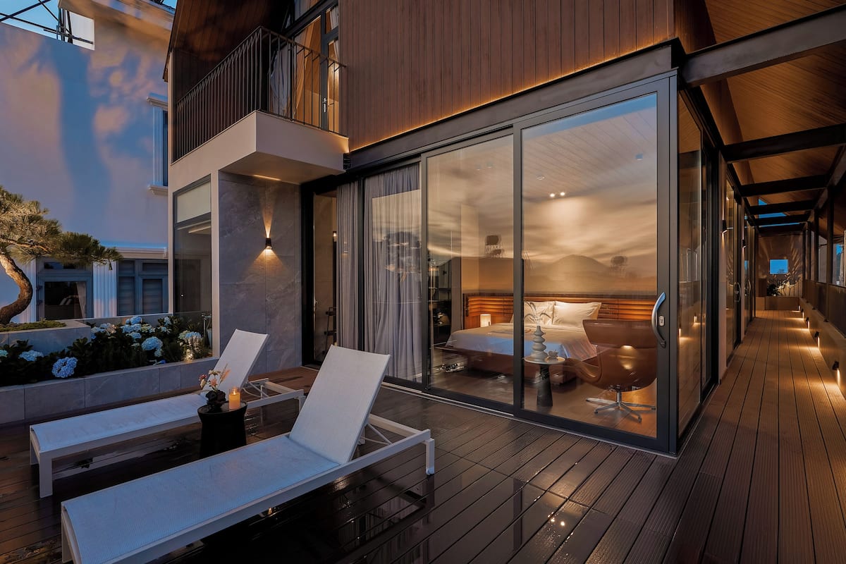 Apartamento Premium, vista para a colina | Varanda