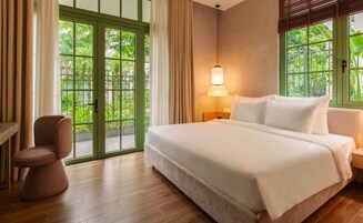 Villa, 5 quartos | Cofre no quarto, secretária