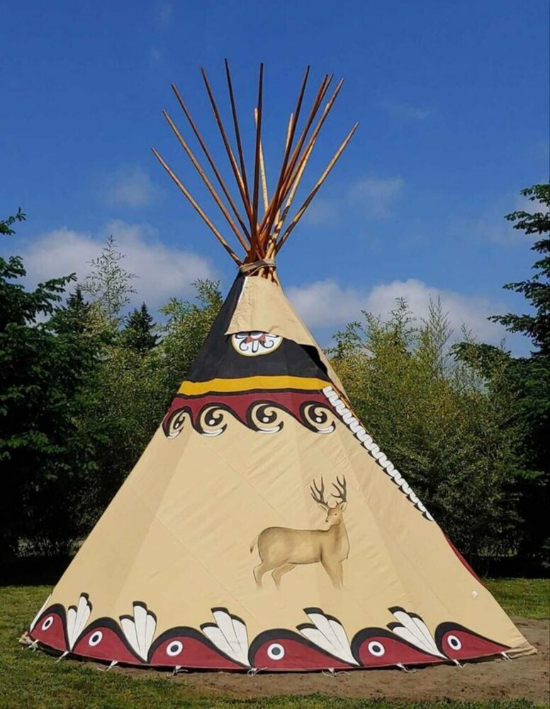 Sioux Style Tipi on private property in the "Tyee" area of Umpqua ...