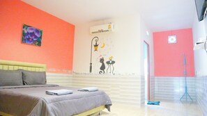 Quarto Duplo Deluxe | Roupa de cama fornecida 