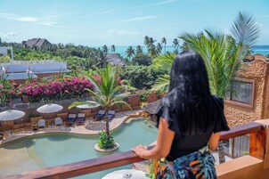 Quarto casal luxo, vista para a praia | Vista para praia/oceano