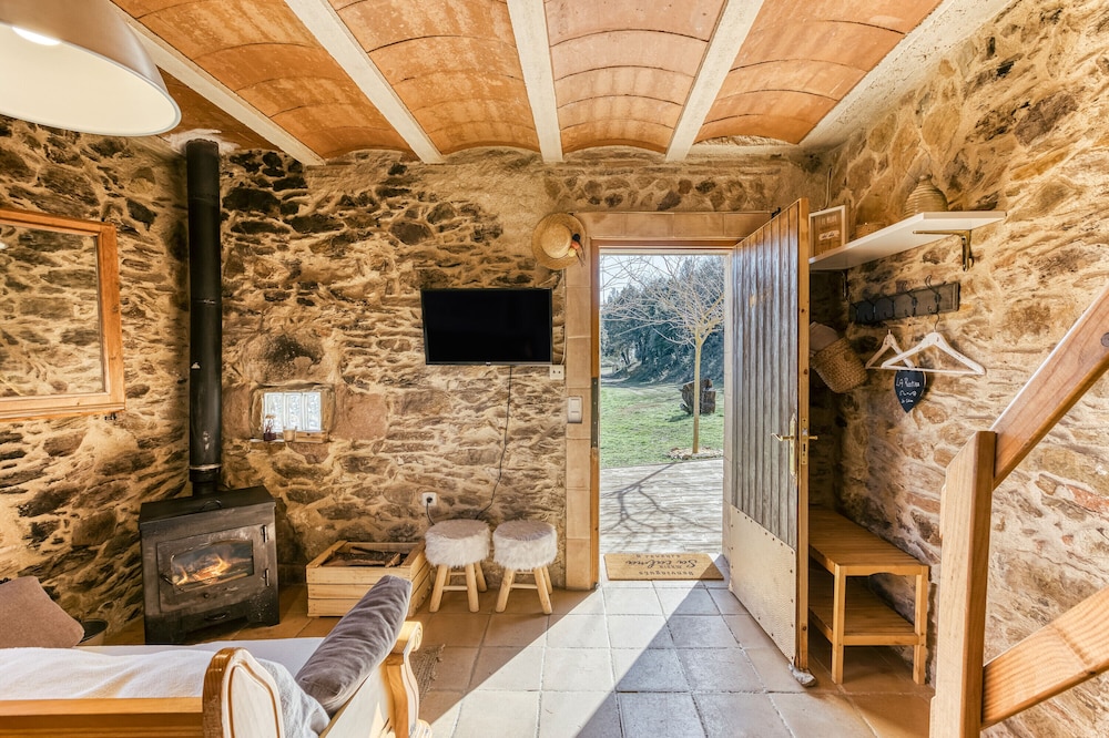 Casita De Campo 'La Calma' Con Vistas A La Montaña, Wi-fi Y Aire Acondicionado - Rupit