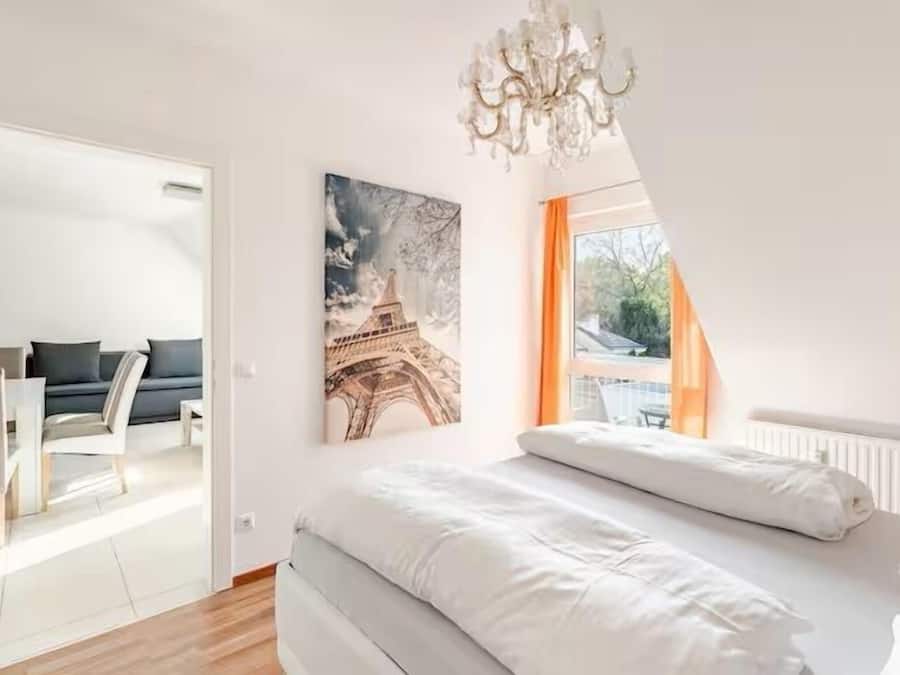 Apartamento Familiar | 1 quarto, cortinas/cortinados opacos, ferro/tábua de engomar