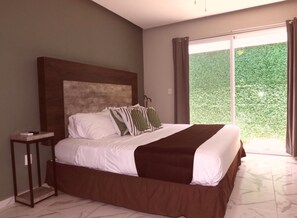 Loft Deluxe, 1 cama king-size, kitchenette | Ferro/tábua de engomar, Wi-fi grátis, roupa de cama fornecida 