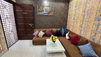 Apartamento, 3 quartos, acessível, fumadores | Sala