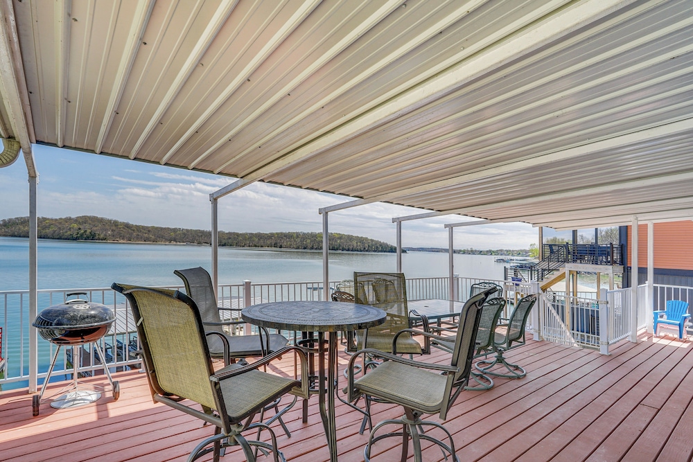 Private Dock At Waterfront Lake Of The Ozarks Home - Lake Ozark, MO