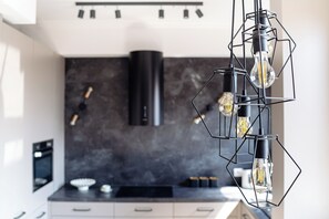 Apartamento conforto, sacada | Cozinha americana privada | Chaleira elétrica