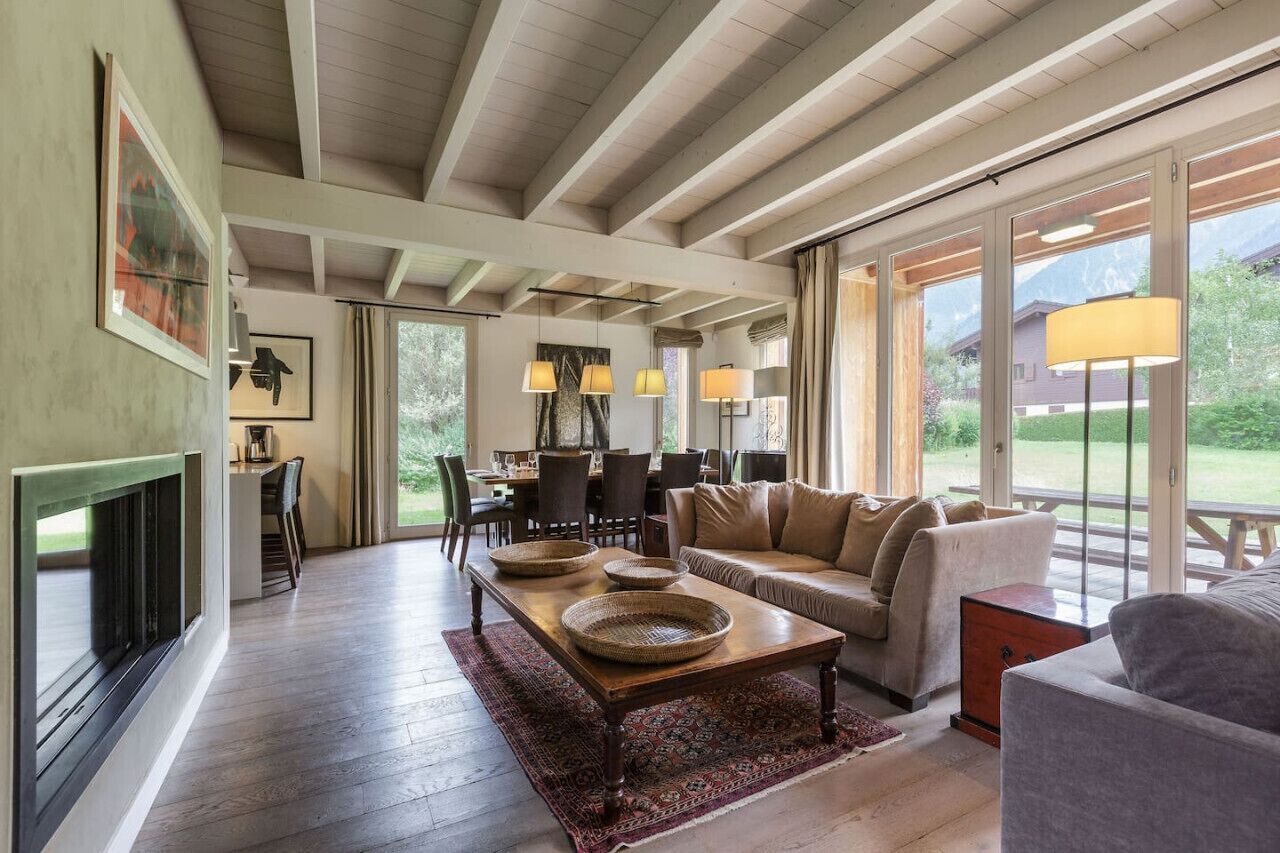 Mélèze - Chalet 5ch | Vues | Jardin | Lac & Remontées 200m - Les Houches