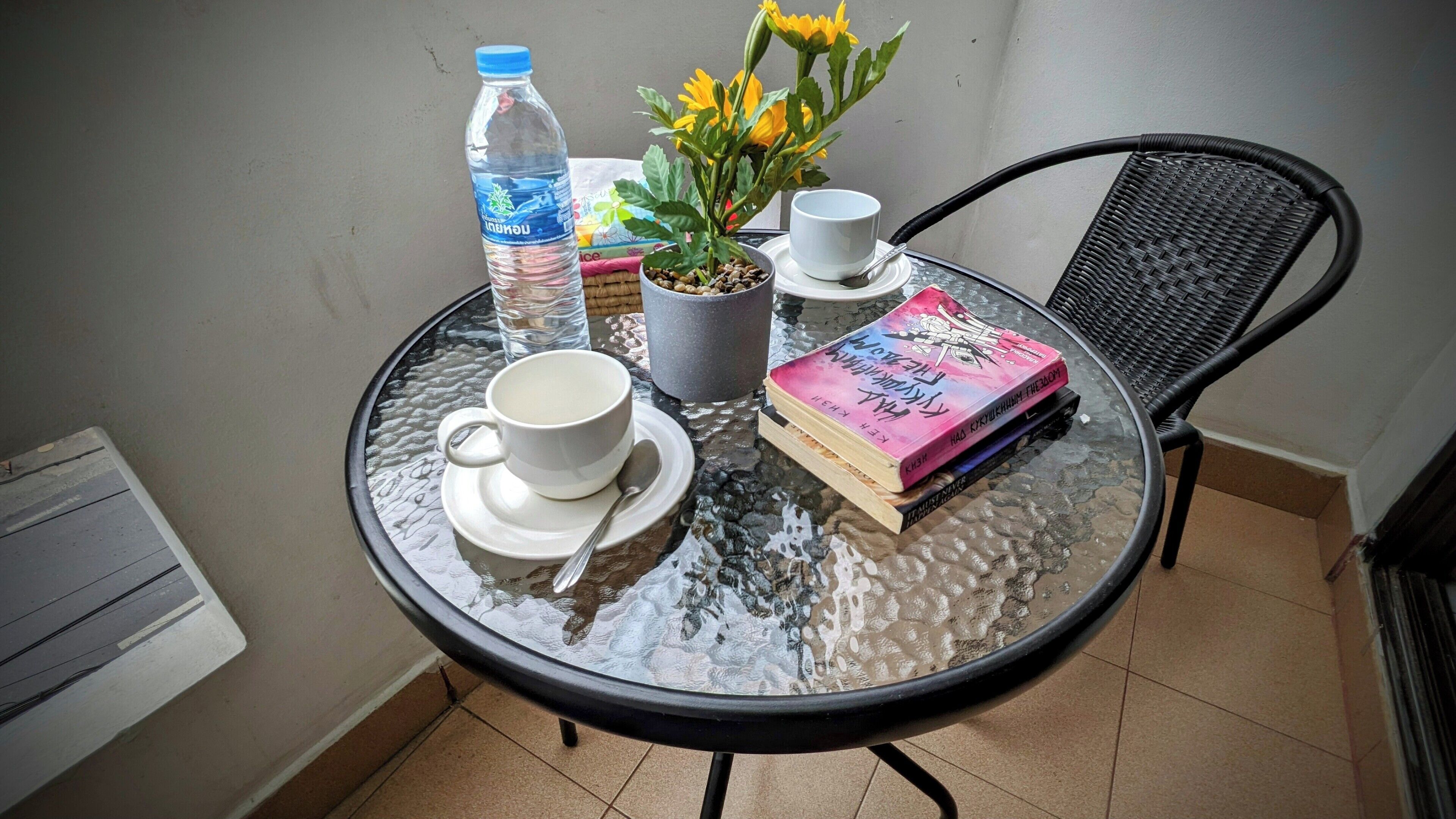 Quarto casal luxo, sacada | Terraço/pátio