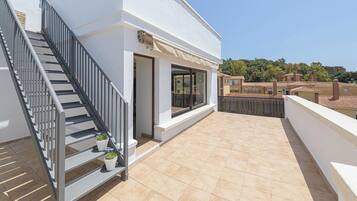 Penthouse Deluxe, Vista para a cidade | Terraço/pátio interior