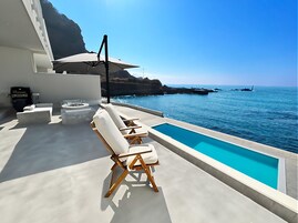 Vila panorâmica, vista para o oceano | Terraço/pátio